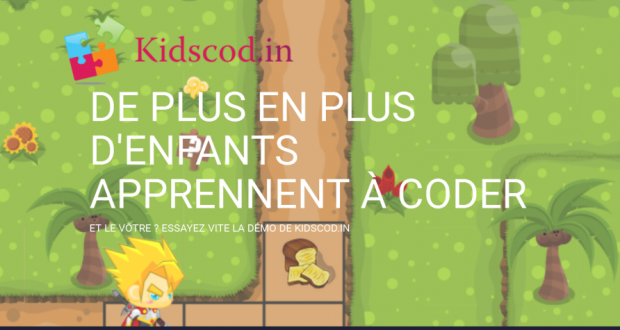 Apprendre la programmation aux enfants grâce à kidscod.in